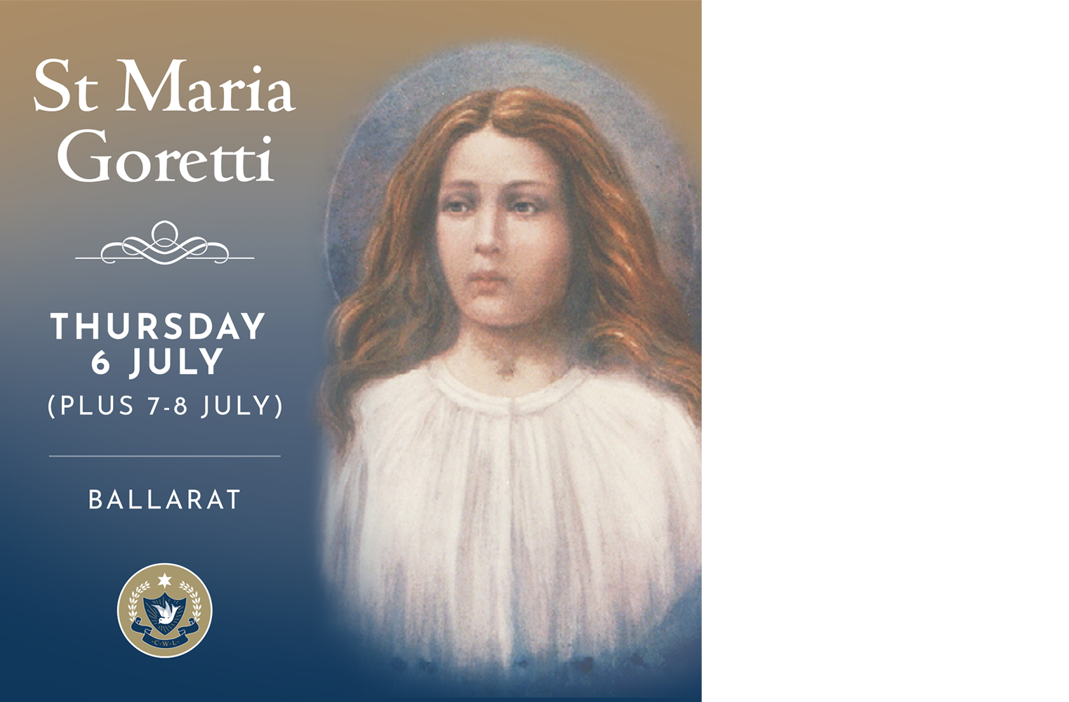 Memorial of St Maria Goretti - Friday 6 July 2023 (plus 7-8 July events ...